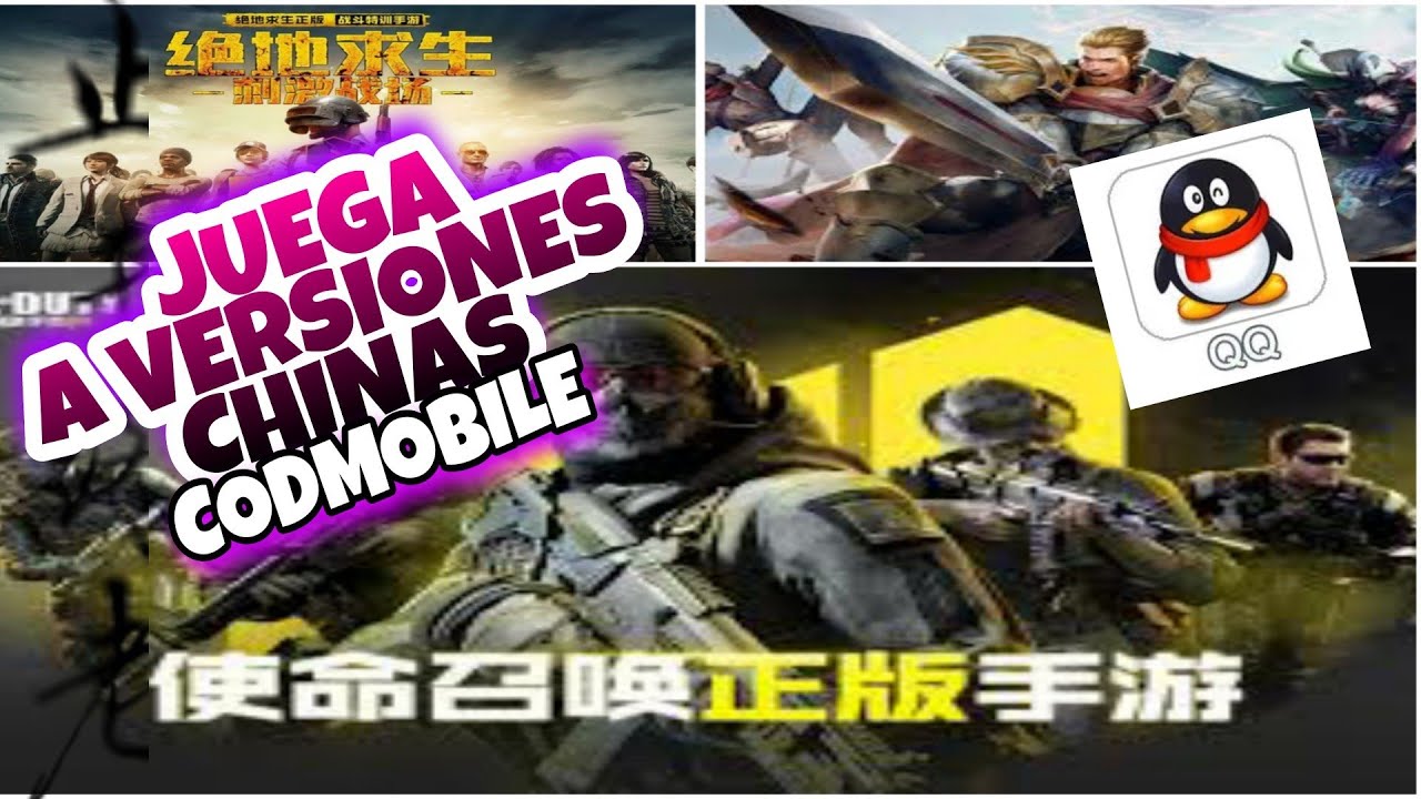 DESCARGA VERSION CHINA DE COD MOBILE Y COMO ACTIVARLO - YouTube