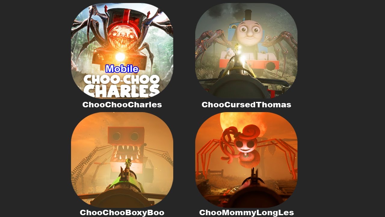 Choo Choo Charles Mods New Final Bosses Fight: Cursed Thomas, Boxy Boo ...
