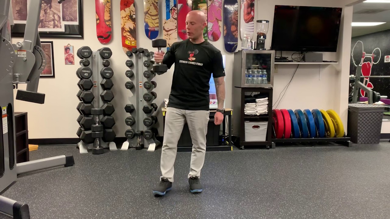 Single Leg Dumbbell Row- 1 Arm - YouTube