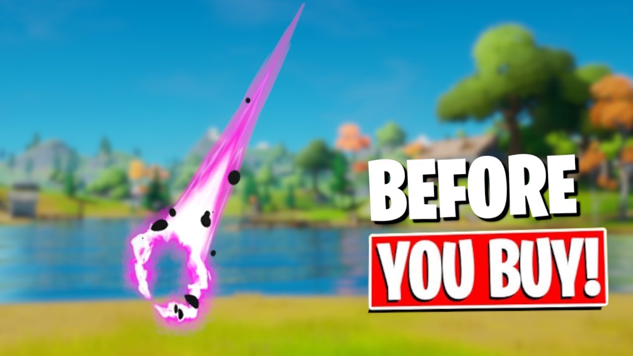 PSI BLADE FORTNITE PICKAXE REVIEW - YouTube