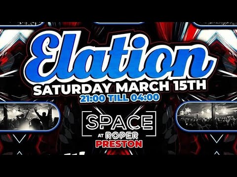 Dj Rimo & Mc Redee | Elation | Space At Roper Preston | Saturday 15th ...
