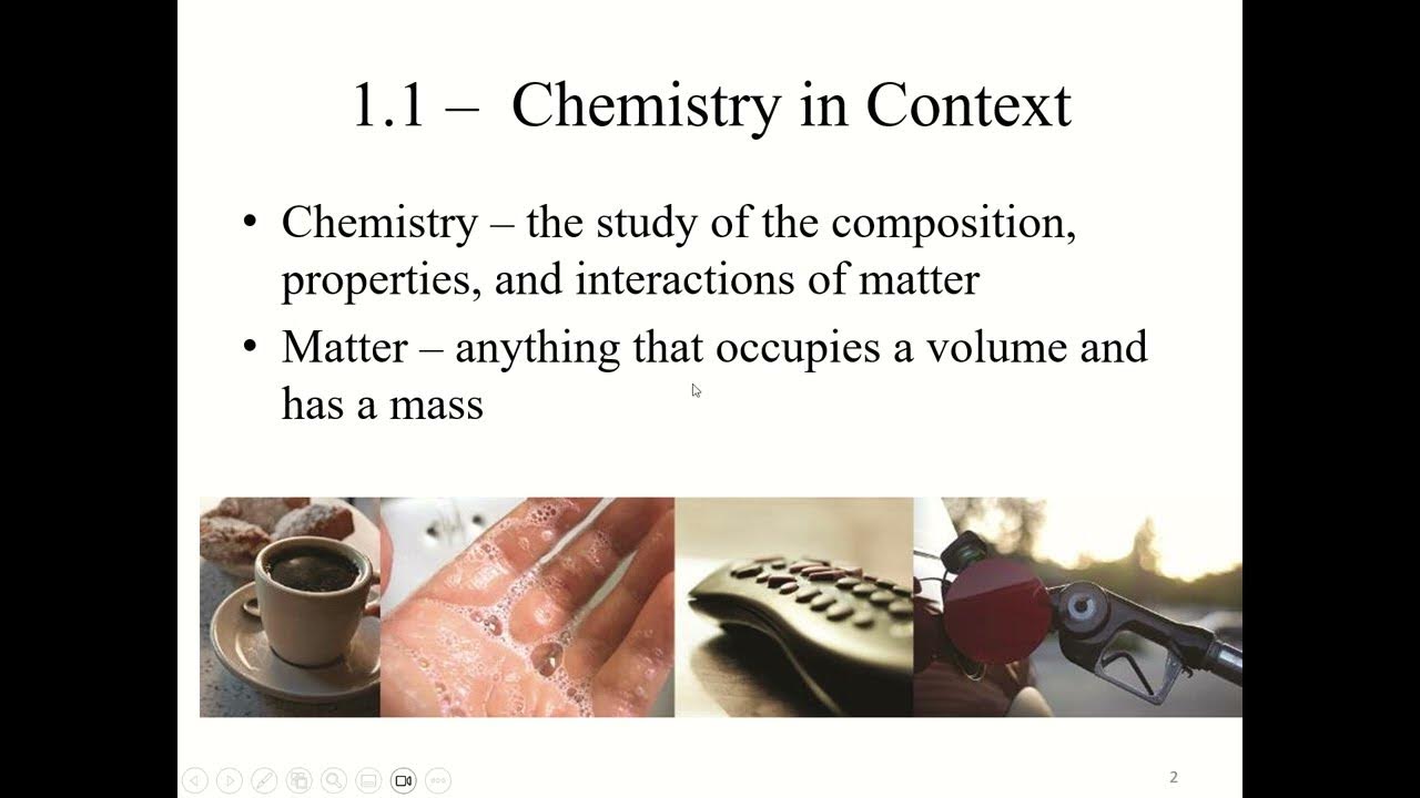 Chapter 1.1 - Chemistry in Context - YouTube