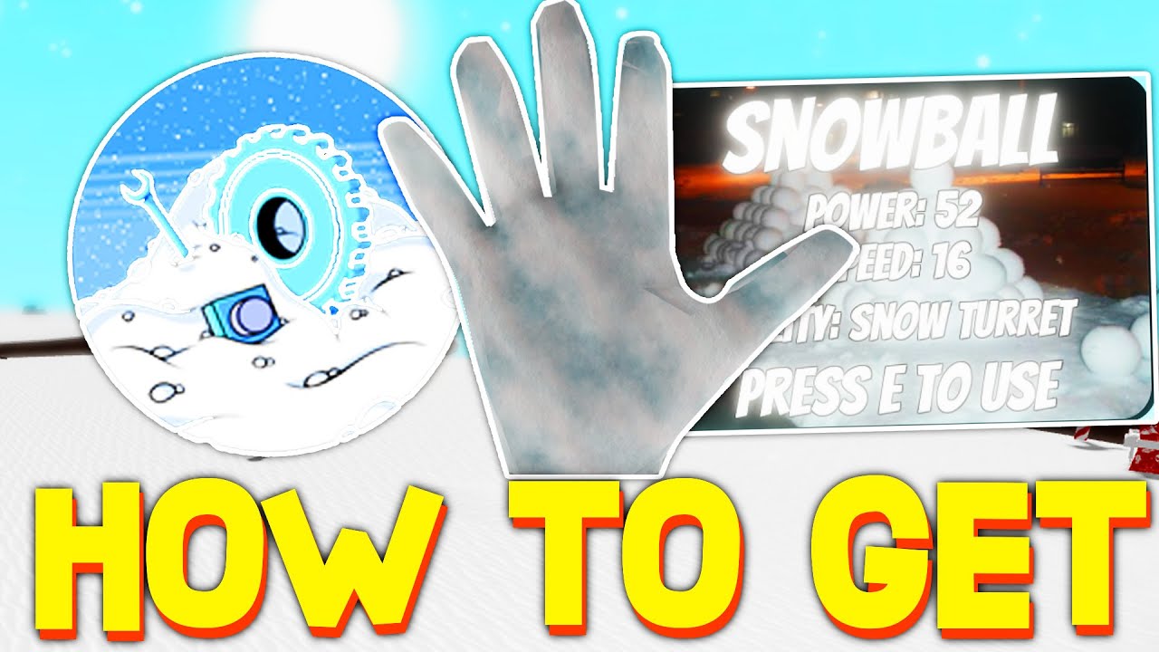 HOW TO GET SNOWBALL GLOVE + ENGINEER'S GIFT BADGE in SLAP BATTLES ...