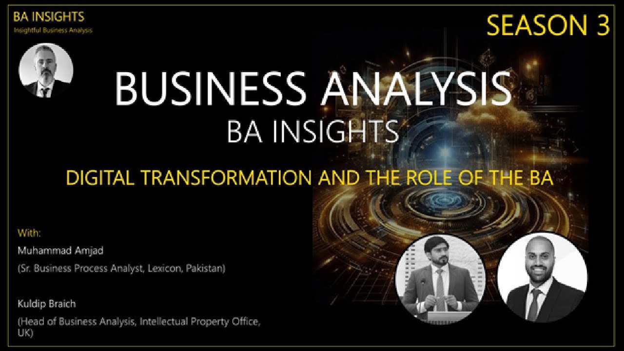 Digital Transformation and the Role of the BA - YouTube
