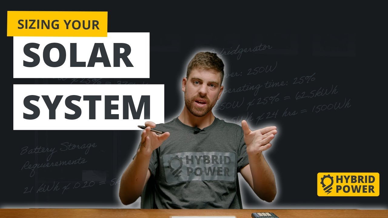 How To Size Your Solar System - YouTube