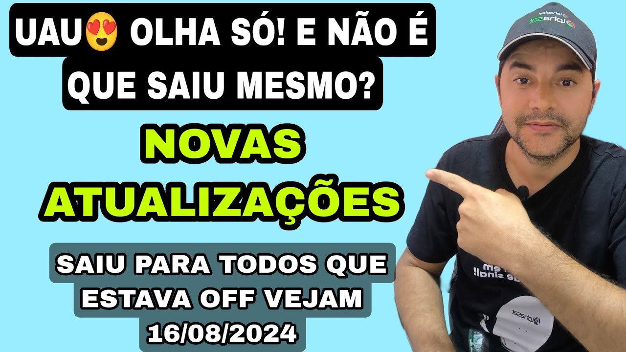 UAU E NÃO É QUE SAIU MESMO?!😍 NOVAS ATUALIZAÇÕES | TUDO LISO AGORA ...