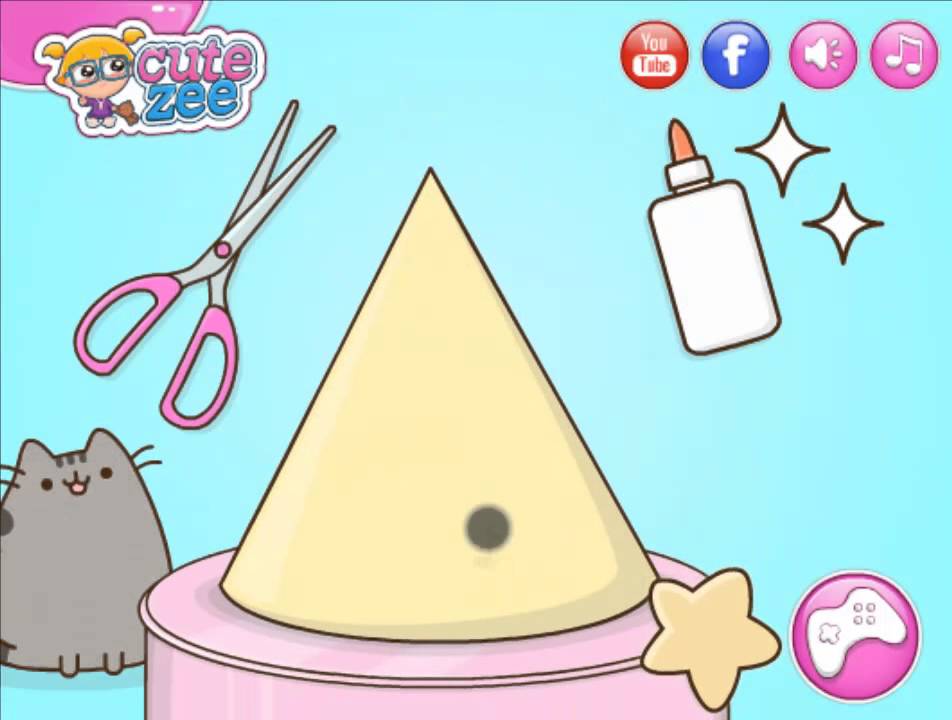 Cute Zee : Pusheens birthday party ( Play Girls Games) - YouTube