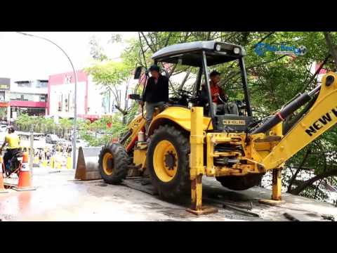Begini Suasana Pembongkaran Parkiran Mall Panakkukang