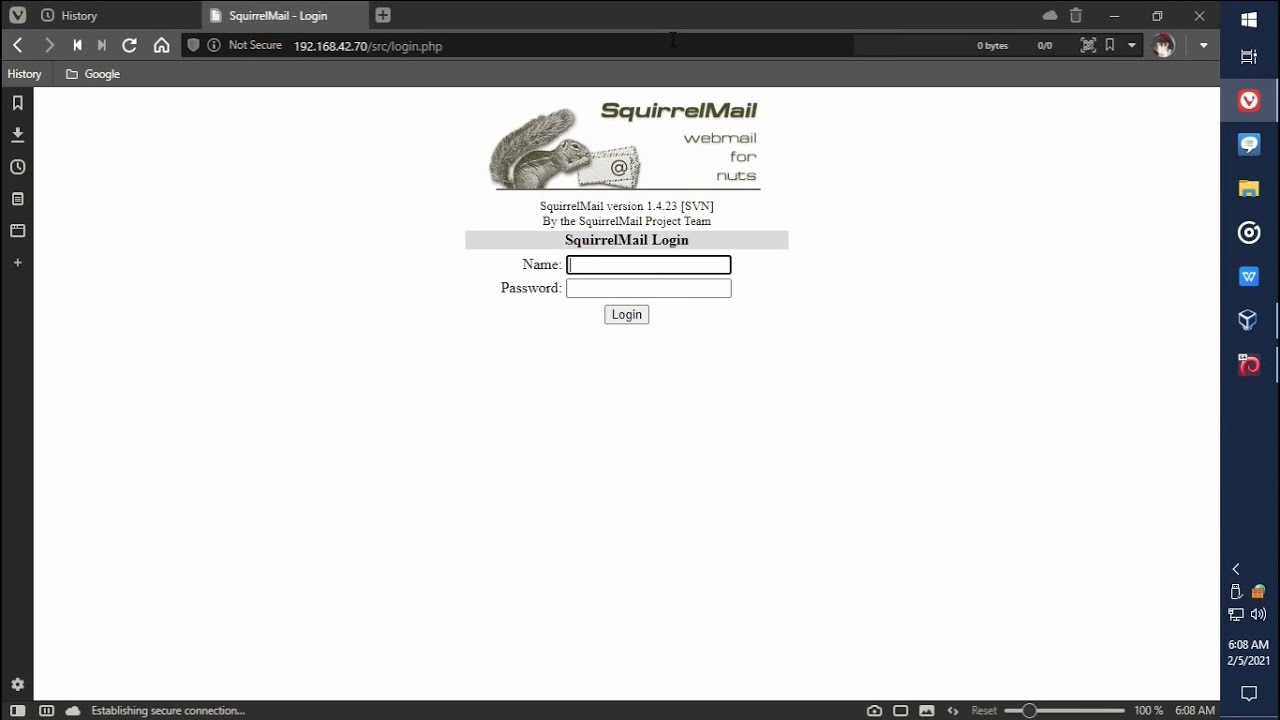 VirtualBox - Debian 8 Mail Server SquirrelMail + Courier - YouTube