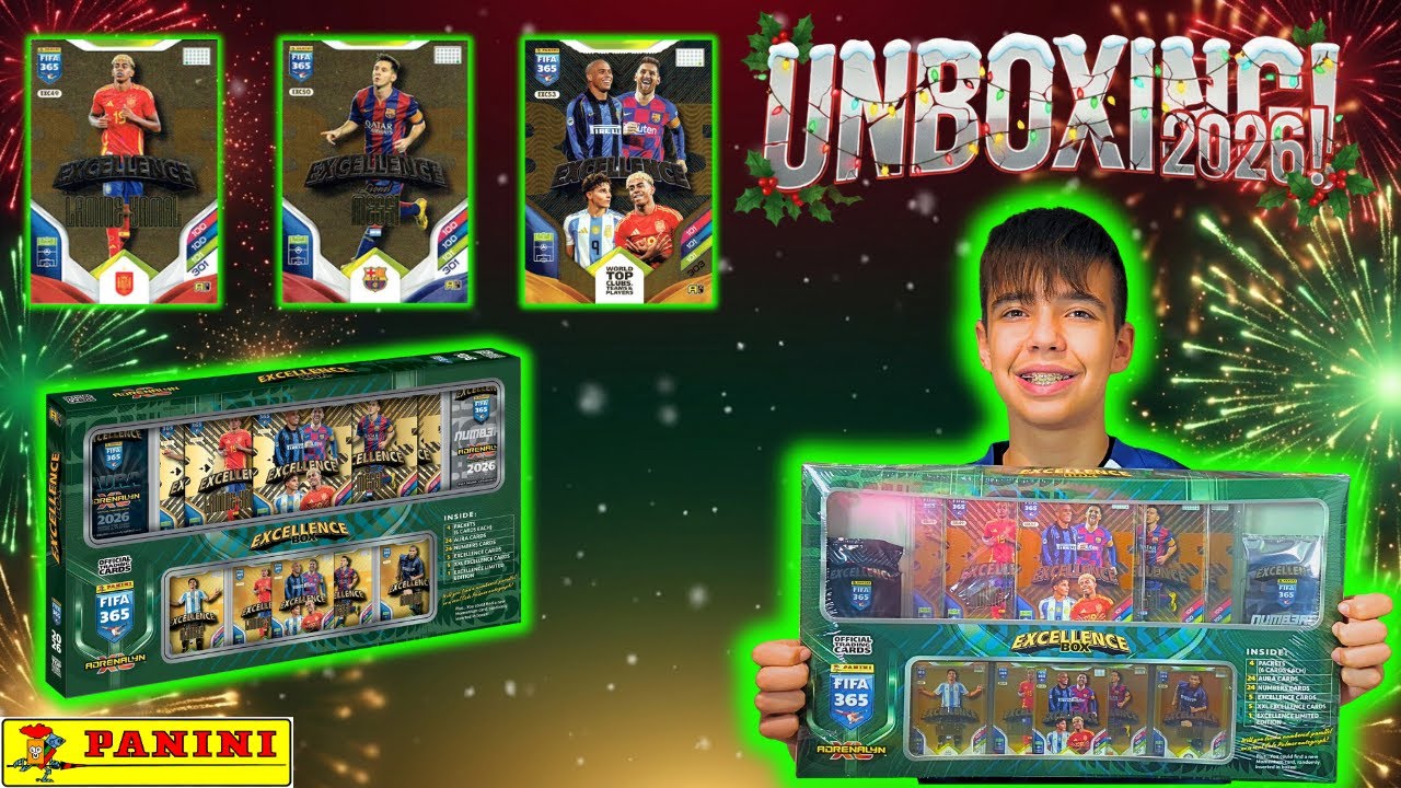 PANINI FIFA 365 2026 ADREN. EXCELLENCE BOX unboxing - YouTube