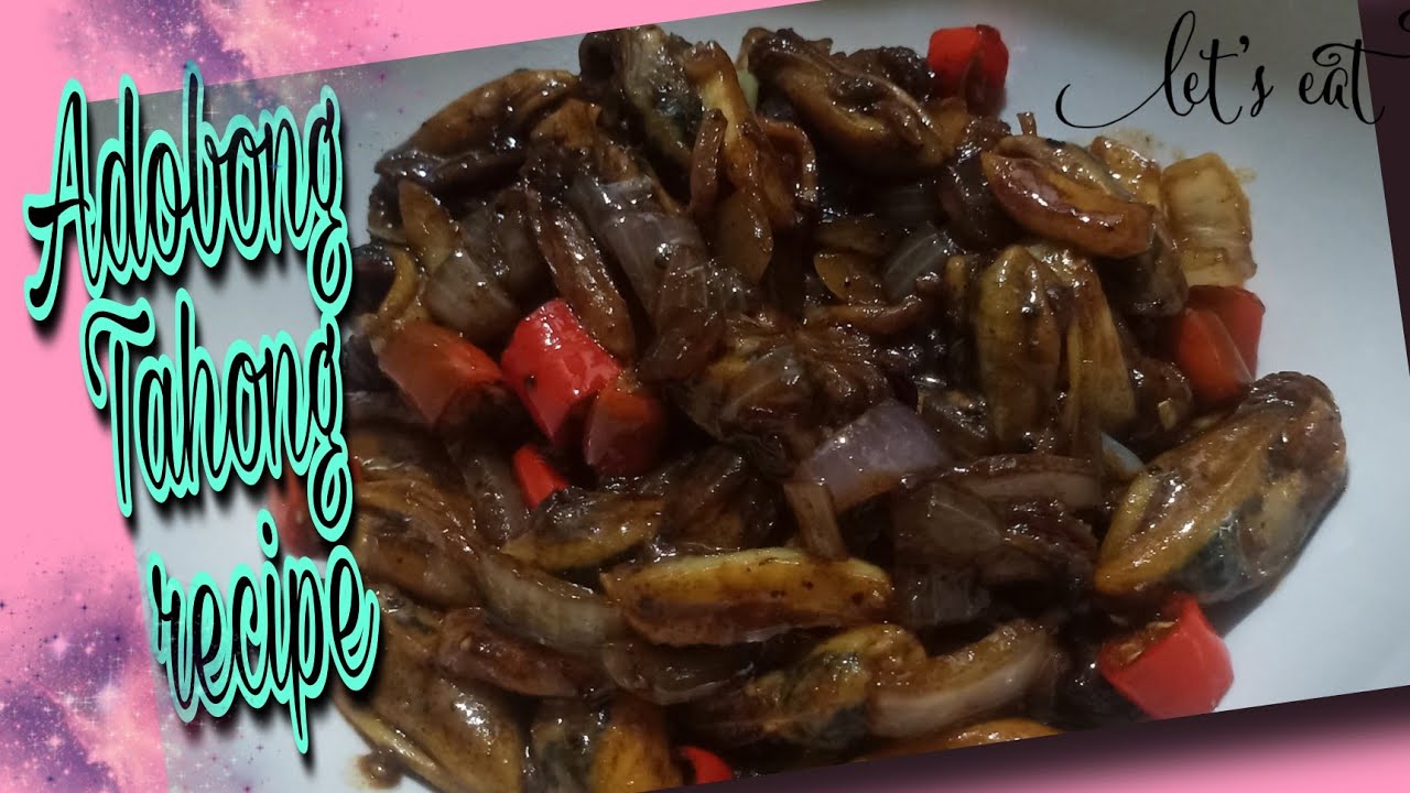 Adobong Tahong recipe /simpleng ulam - YouTube