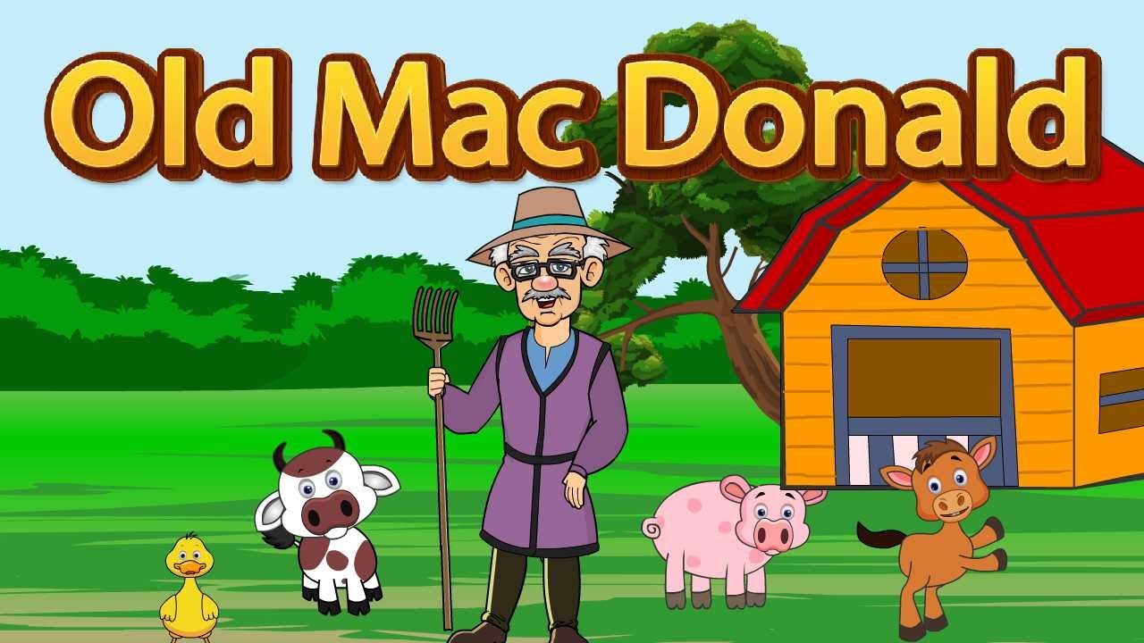 Old Mac Donald Nursery Rhymes Song - YouTube