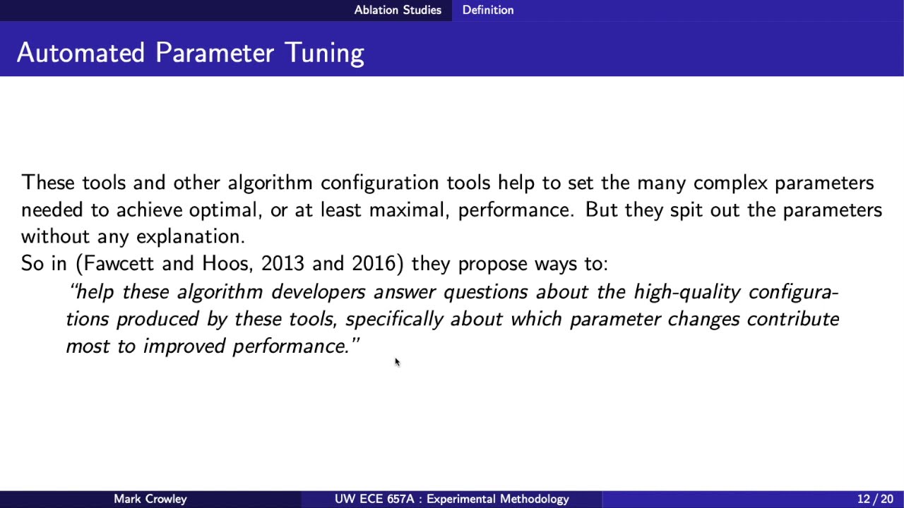 Training and Validation Methodology - Ablation Studies - YouTube