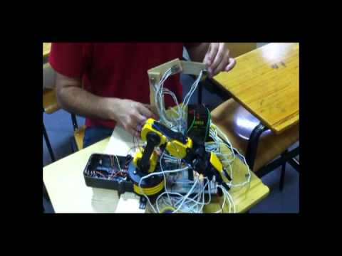 Velleman Robotic Arm KRS10 Master_Slave Simulator - YouTube