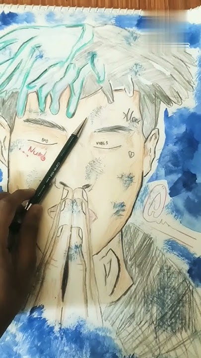 I Try To Draw Xxx Tentacion š¢xxxtentacion Drawing Youtube