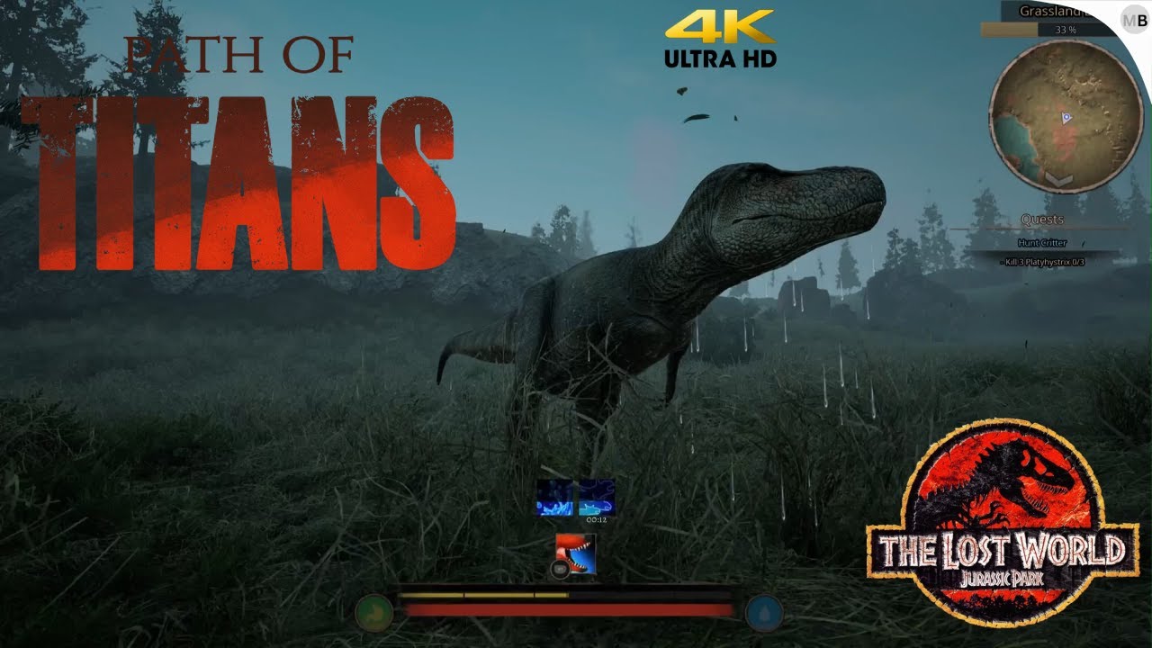 We Have A T.rex! | Surviving Solo As A Tyrannosaurus Rex Path Of Titans ...