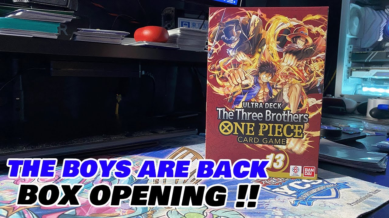 ONE PIECE ST-13 ULTRA DECK: THREE BROTHERS OPENING - YouTube