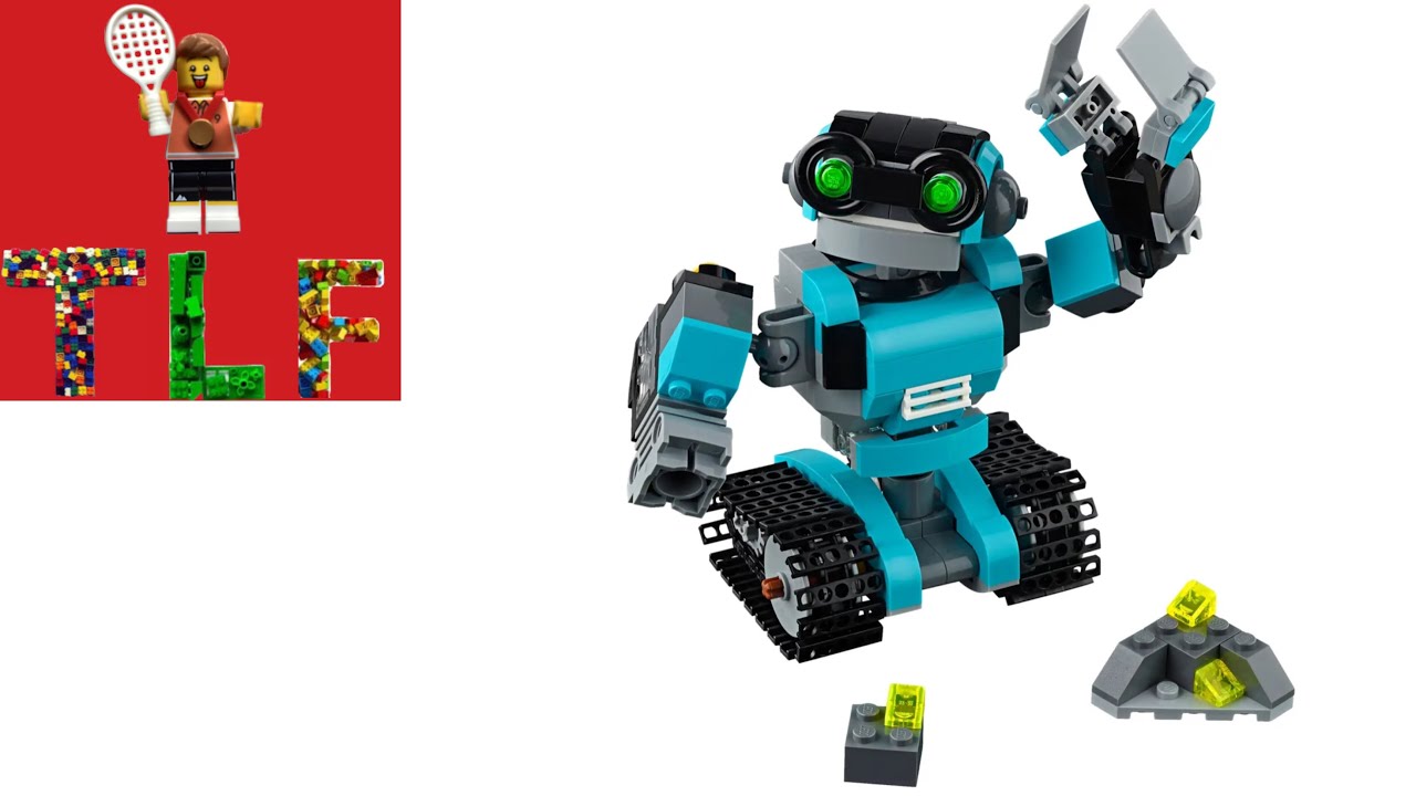 Lego creator 3-in-1 31062 robot explorer speed build video - YouTube