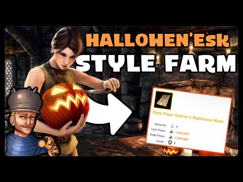 ESO 1-2 Million Gold Halloween Style Farm and More Crown Store Break ...