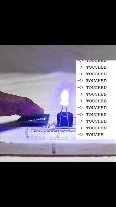 TOUCH sensor || TOUCH sensor diy project using arduino nano ||#scienceproject#schoolproject# ...