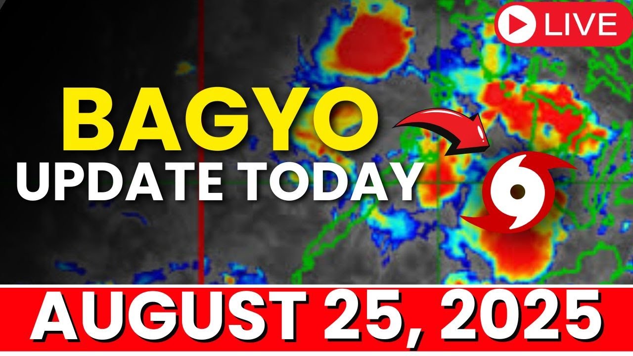 Bagyo Update Today August 25, 2025 | Low Pressure Area in the ...