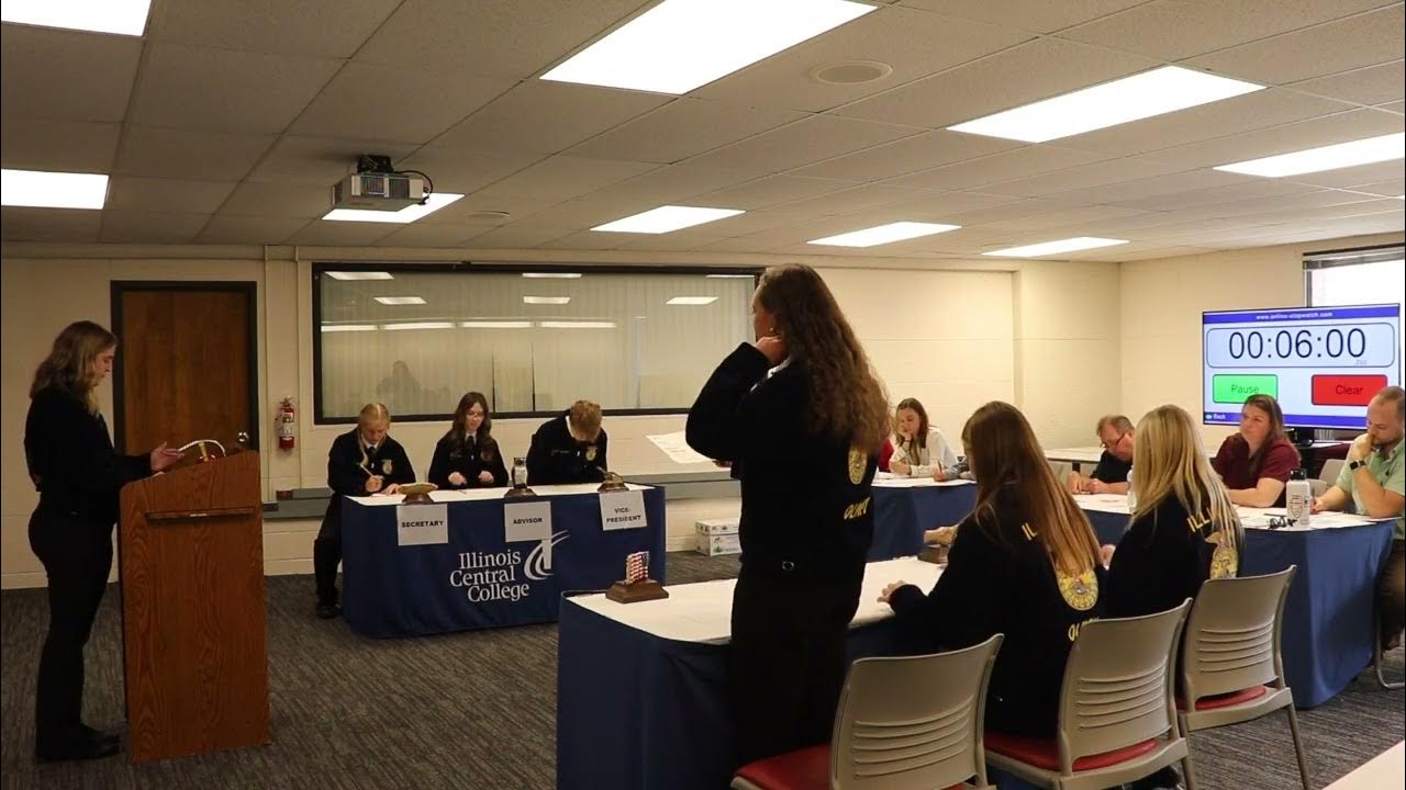 2024 Olney FFA Conduct of Chapter Meetings Presentation - YouTube