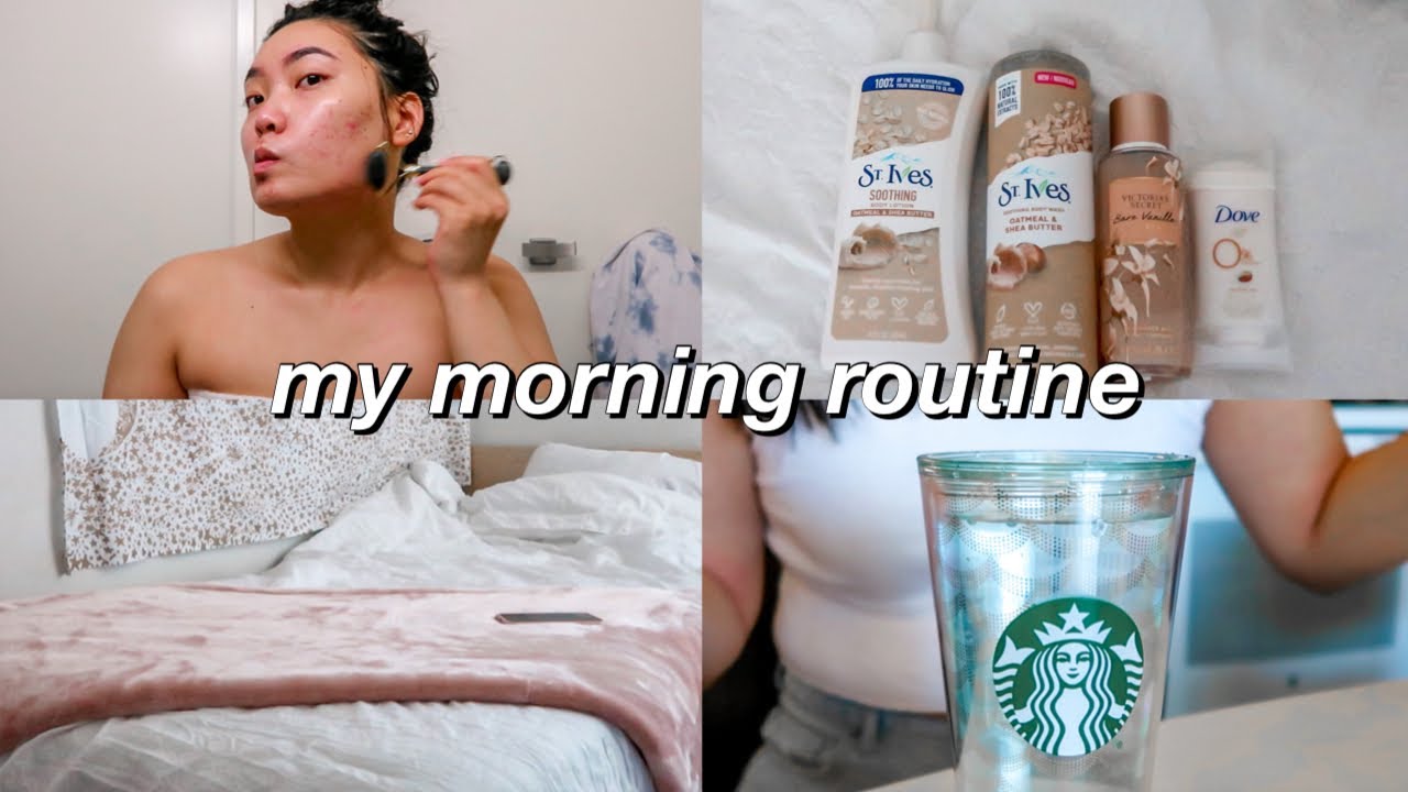 Productive Morning Routine Shower Routine Hygiene Skincare Youtube
