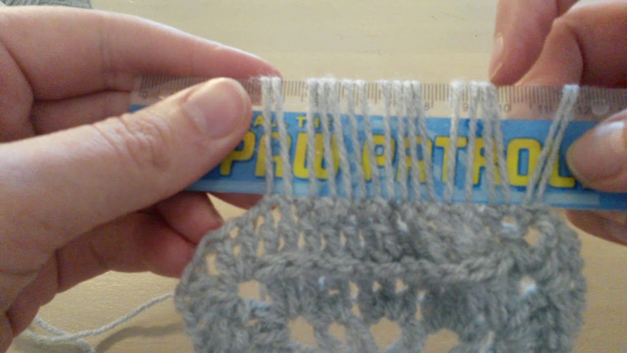 Square 5 row 5 loops yay! - YouTube