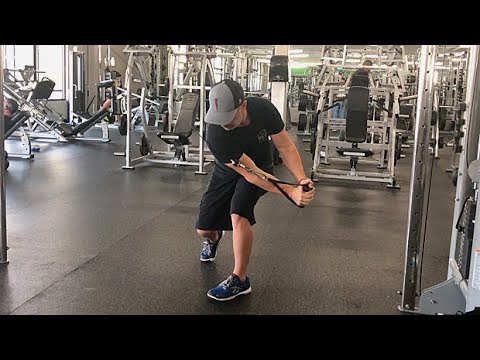 High to Low Cable Chop – Facing Cable - YouTube