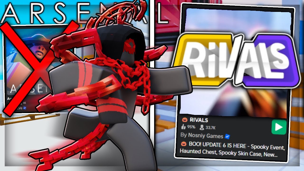 ARSENAL PLAYER TRIES TO PLAY ROBLOX RIVALS?! - YouTube