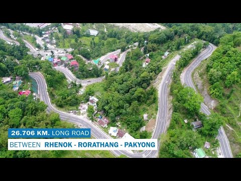 Newly Constructed road stretch of NH-717A from Rhenock to Pakyong via ...