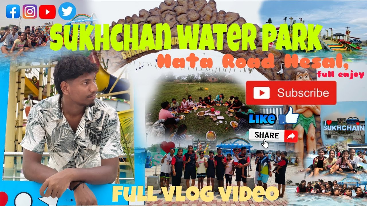 Exploring Sukhchan water park 🏞️ hata road hesal// full vlog video # ...