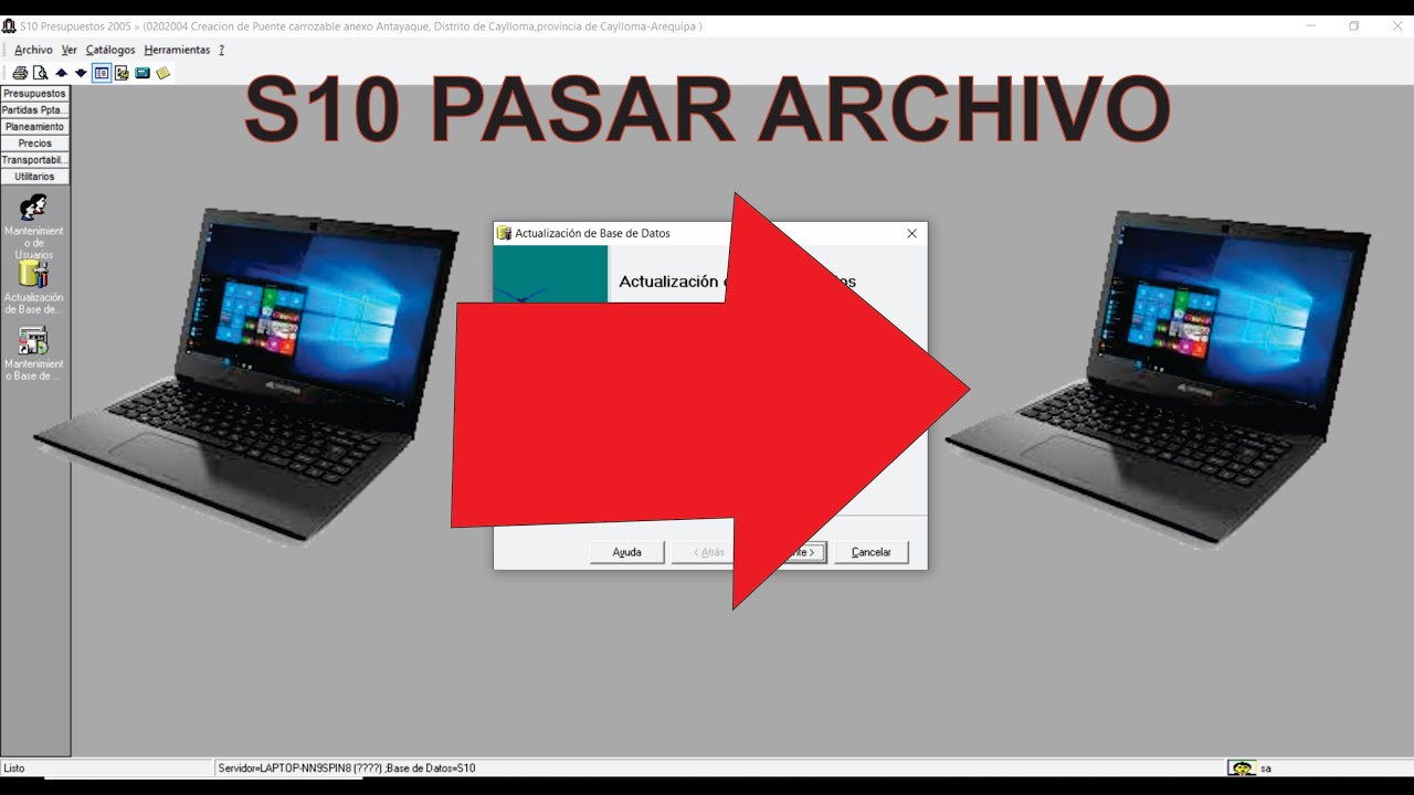 PASAR ARCHIVO S10 DE UNA PC A OTRA como crear y abrir s2k en s10 - YouTube