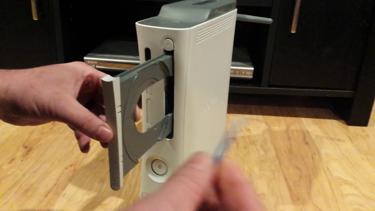 How to fix Xbox 360 stuck disc tray, EASIEST WAY EVER!! - YouTube