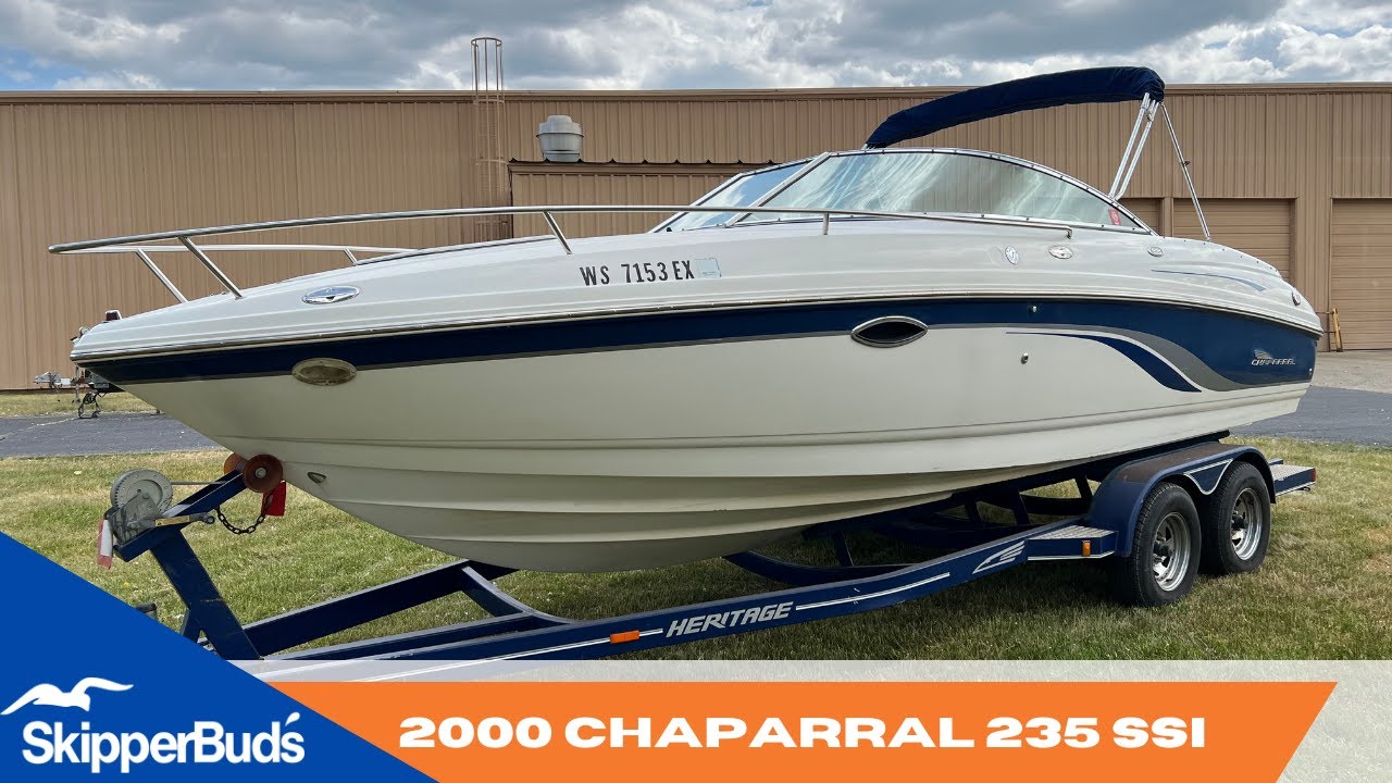 2000 Chaparral 235 SSI Sport Boat Tour SkipperBud's - YouTube