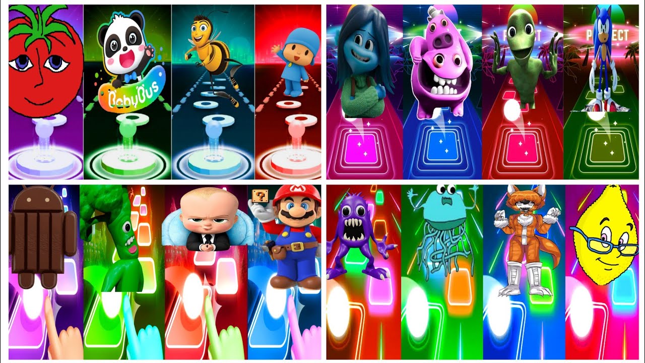 All friends megamix ️Android KitKat🆚Smily Miley🆚Minions🆚Teenage Mutant♦ ...