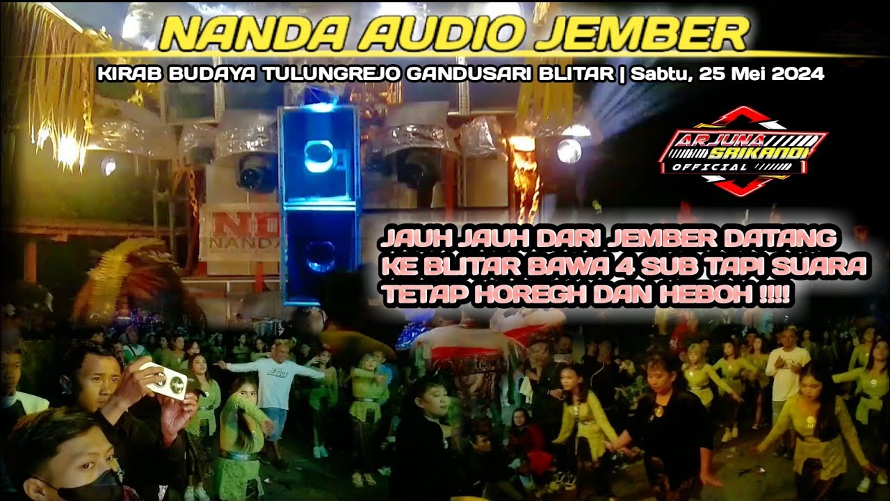 NANDA AUDIO JEMBER TULUNGREJO GANDUSARI BLITAR #nandaaudiojember #fypシ ...