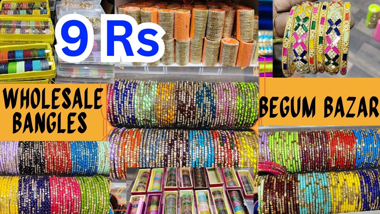 Begum bazar wholesale Bangles /wholesale Bangles in Hyderabad / మట్టి గాజులు ఎన్నెన్నో రకాలు ...