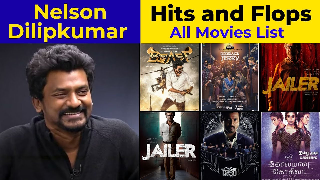 Director Nelson Dilipkumar Hits and flops all movies list #Jailer movie ...