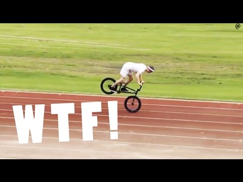 Longest Nose Manual ever!? Mike Curley BMX @woozybmx