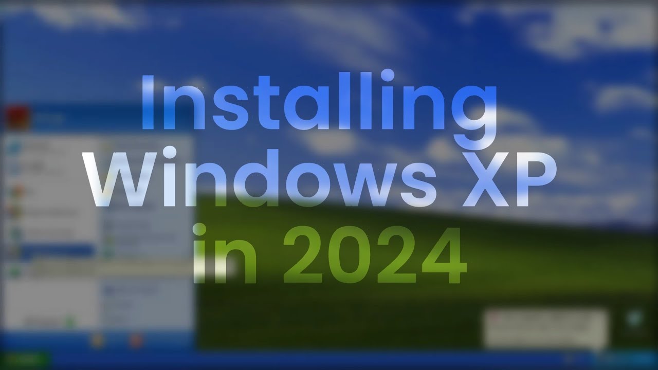installing and messing around in windows xp... - YouTube