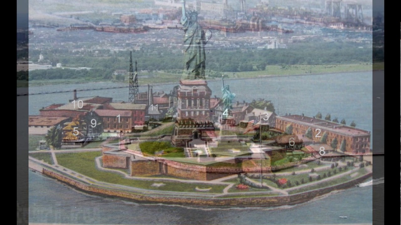 The underwater portion of Liberty Island 2016 - YouTube