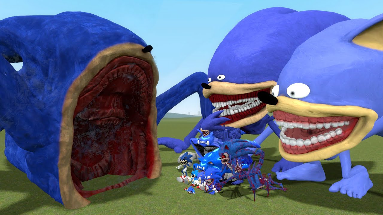 New Shin Sonic Eater vs ALL Shin Sonic Tapes Family in Garry's Mod ...