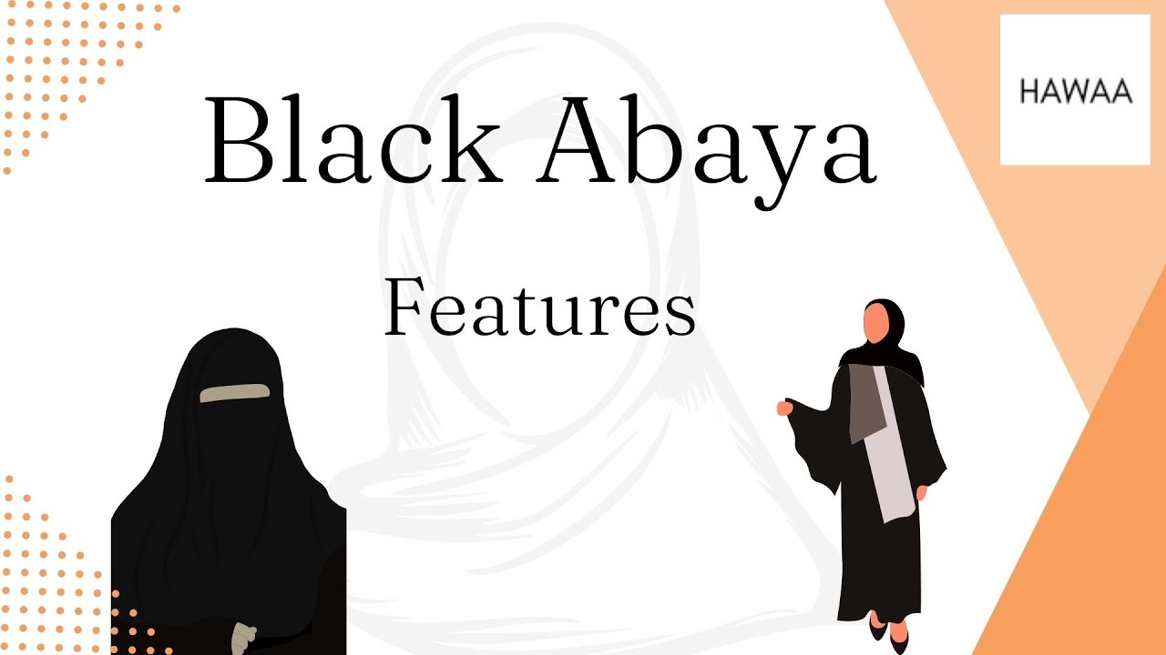 Black Abaya by Hawaa Clothing - YouTube