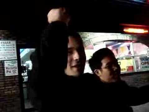 French fry throwing contest - YouTube
