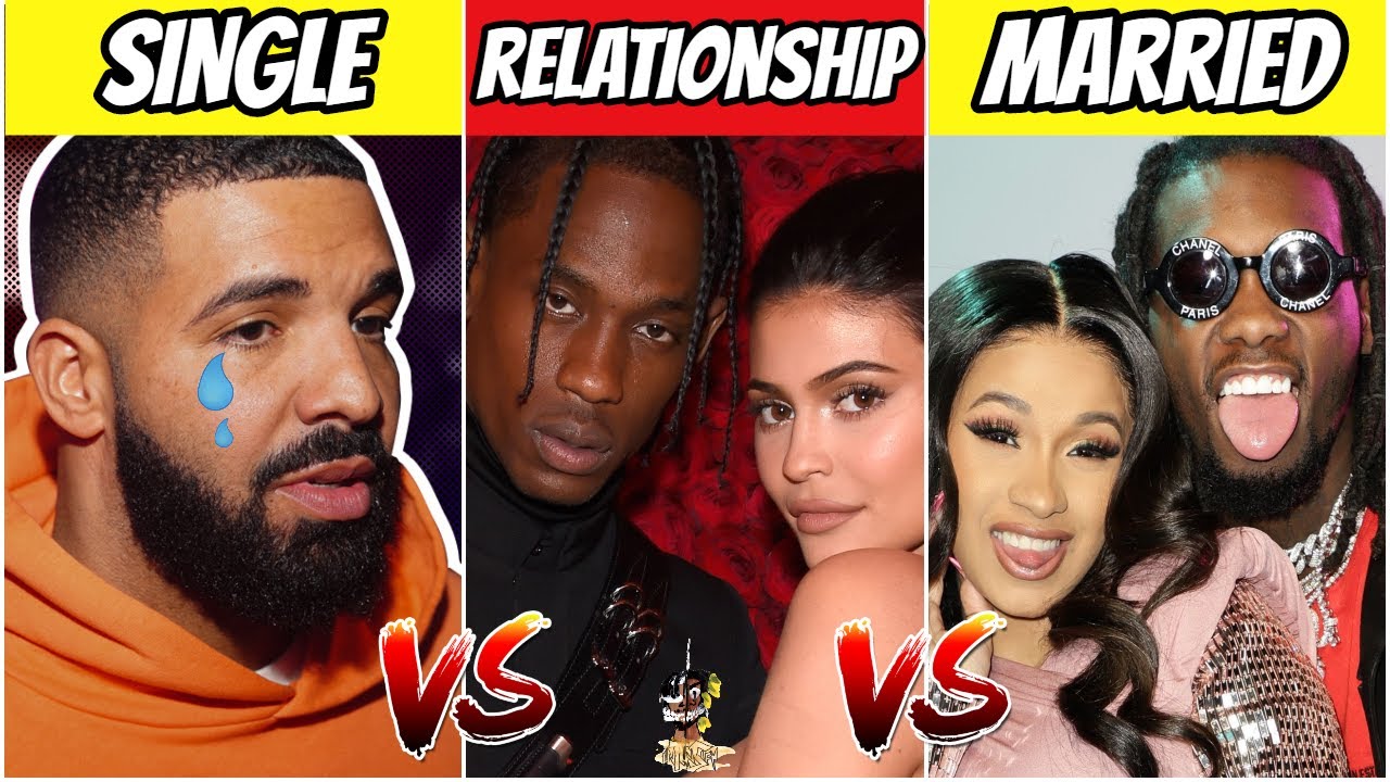 SINGLE RAPPERS vs RAPPERS IN A RELATIONSHIP vs MARRIED RAPPERS! - YouTube