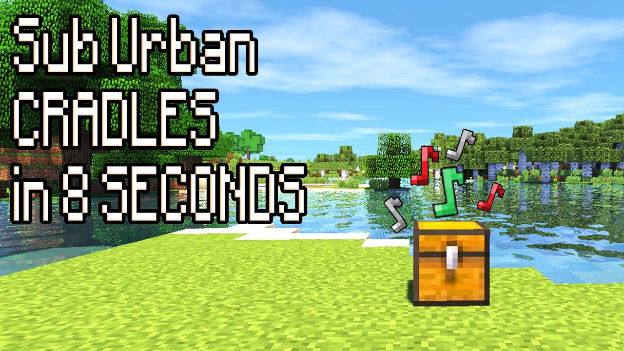 I made music Sub Urban Cradles from Minecraft sounds in 8 SECONDS - YouTube