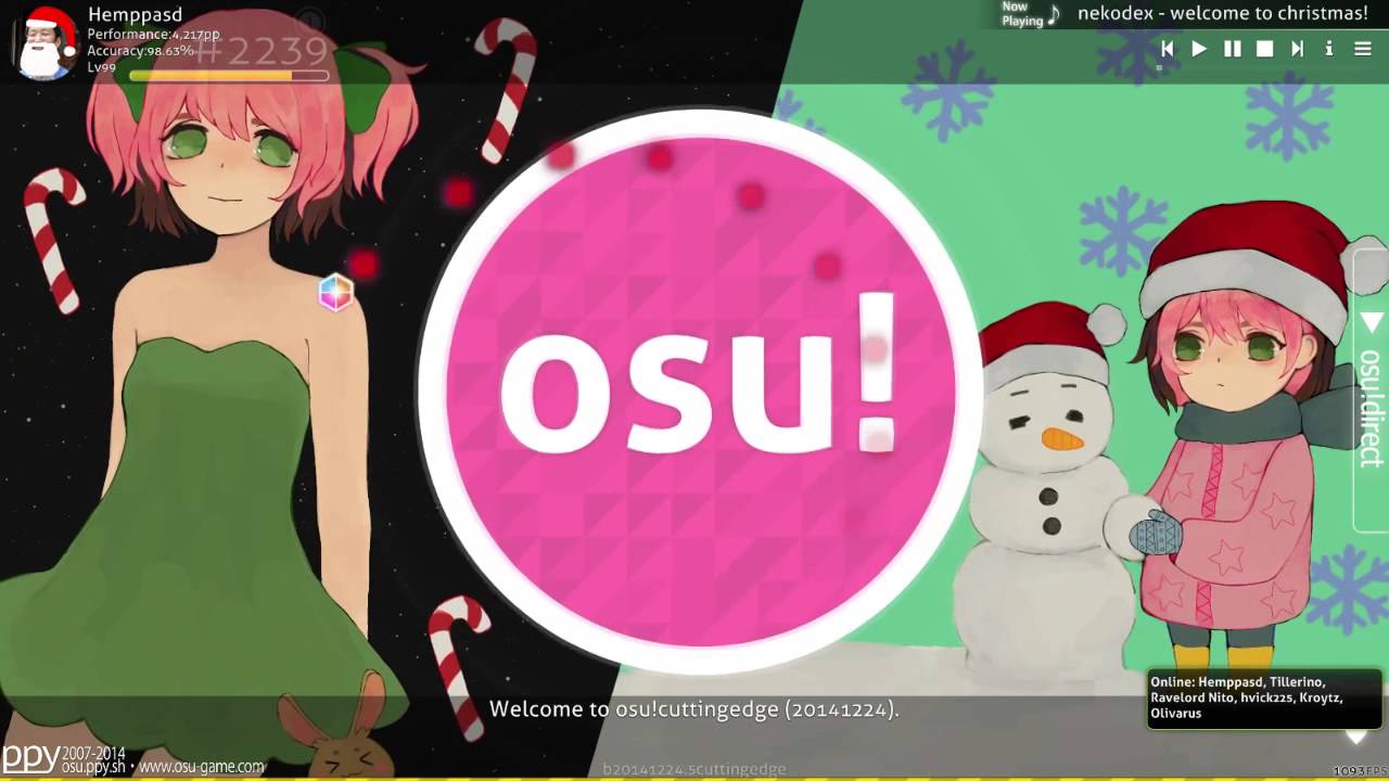 osu! welcome and seeya :DDD - YouTube