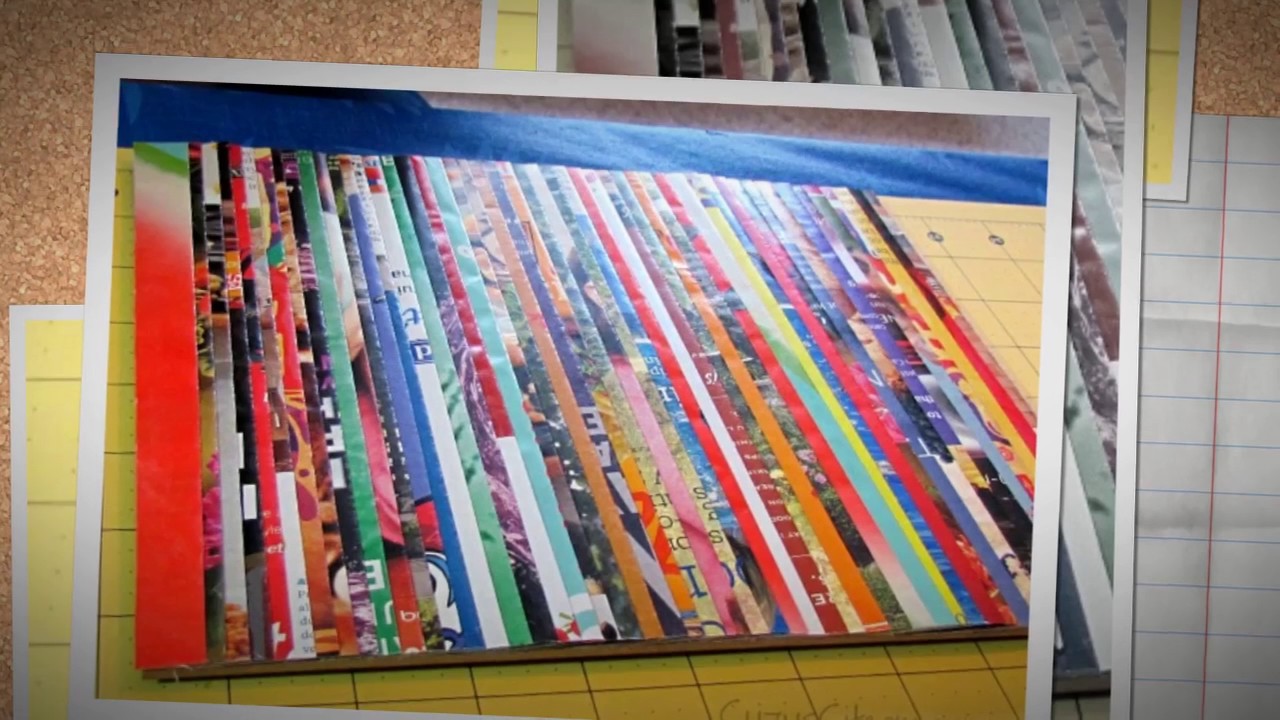 Create Art with Recycled Magazines! - YouTube