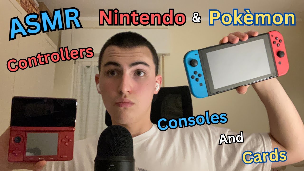 ASMR (a few of) My Nintendo And Pokémon Cards Collection - YouTube